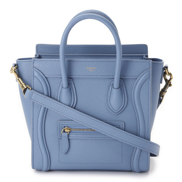 Celine | Bags | Celine Blue Handbag 2way | Poshmark